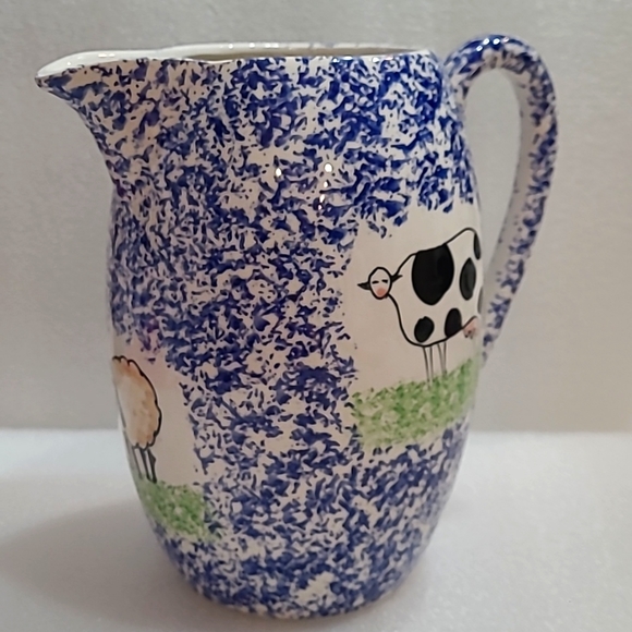 Dining | Italian Spatterware Pitcher | Poshmark